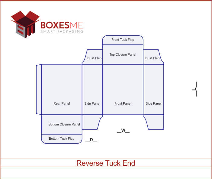 Reverse Tuck End Boxes | Custom Printed Reverse Tuck End Boxes